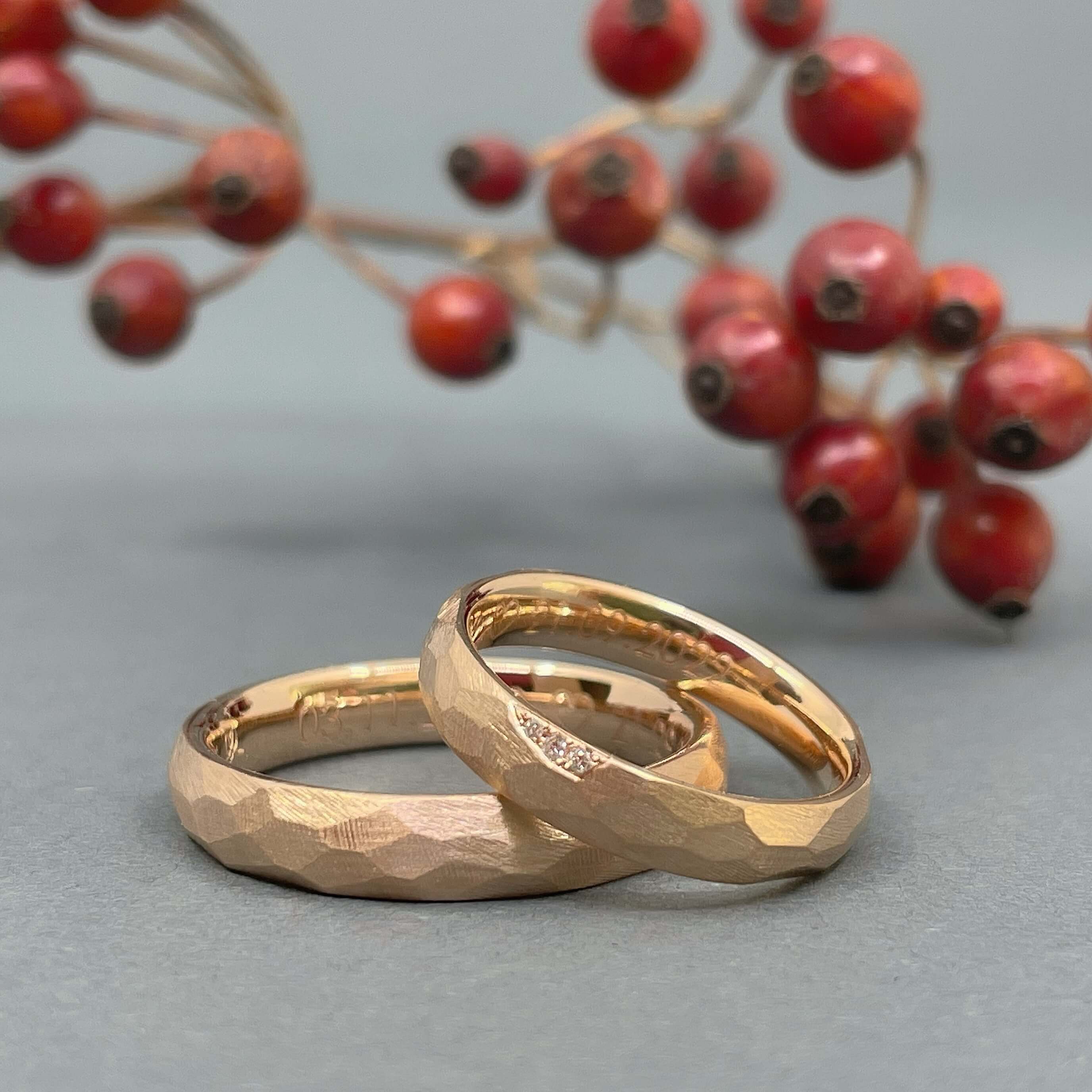 Handgefertigte Trauringe - Eheringe vom Goldschmied - Eheringe aus ...